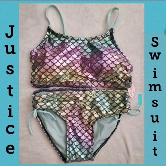 Justice | Swim | Justice Mermaid 2 Piece Swimsuit | Poshmark